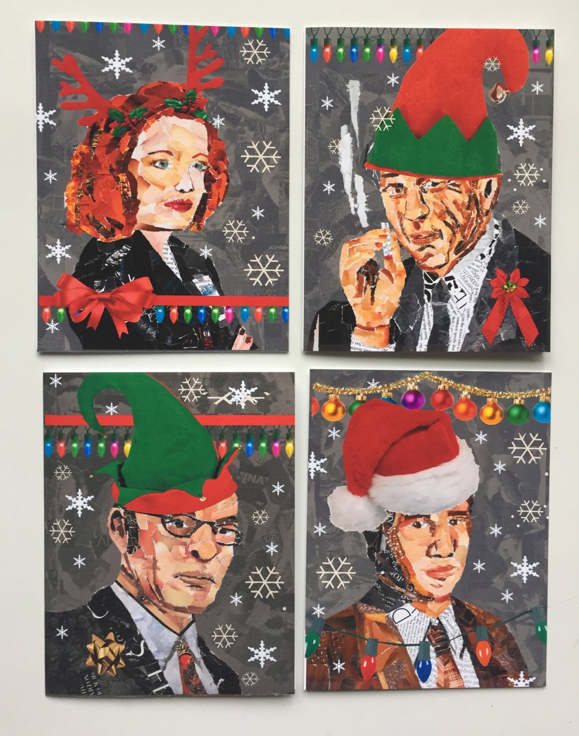 The X-files - Pack of 8 Blank Christmas Cards - Etsy