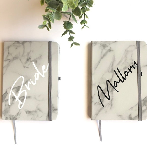 Marble Notebook - Etsy