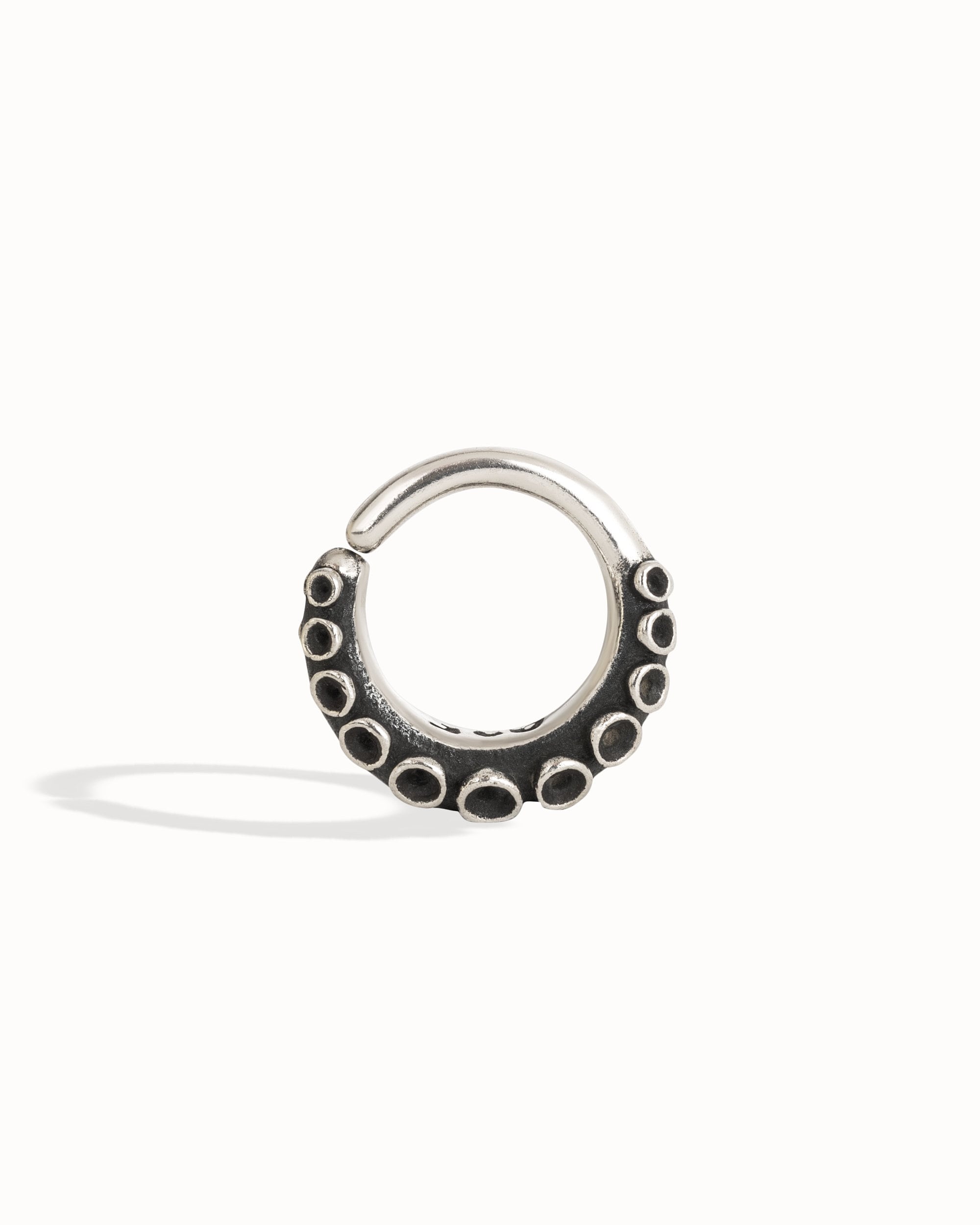 Octopus Tentacle Septum Ring Nose Ring Body Jewelry Sterling - Etsy UK