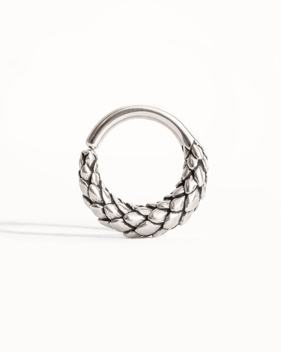 Septum Ring Nose Ring Dragon Body Jewelry Sterling Silver Bohemian ...