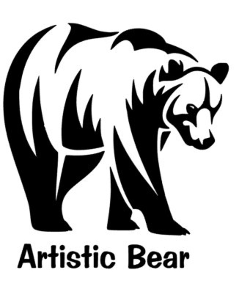 Etched Bear Glass Etsy