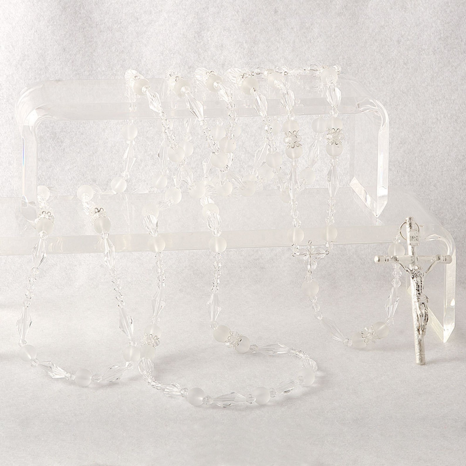 Catholic Wedding Lasso, Crystal Wedding Lazo De Bodas, Handmade Unity ...