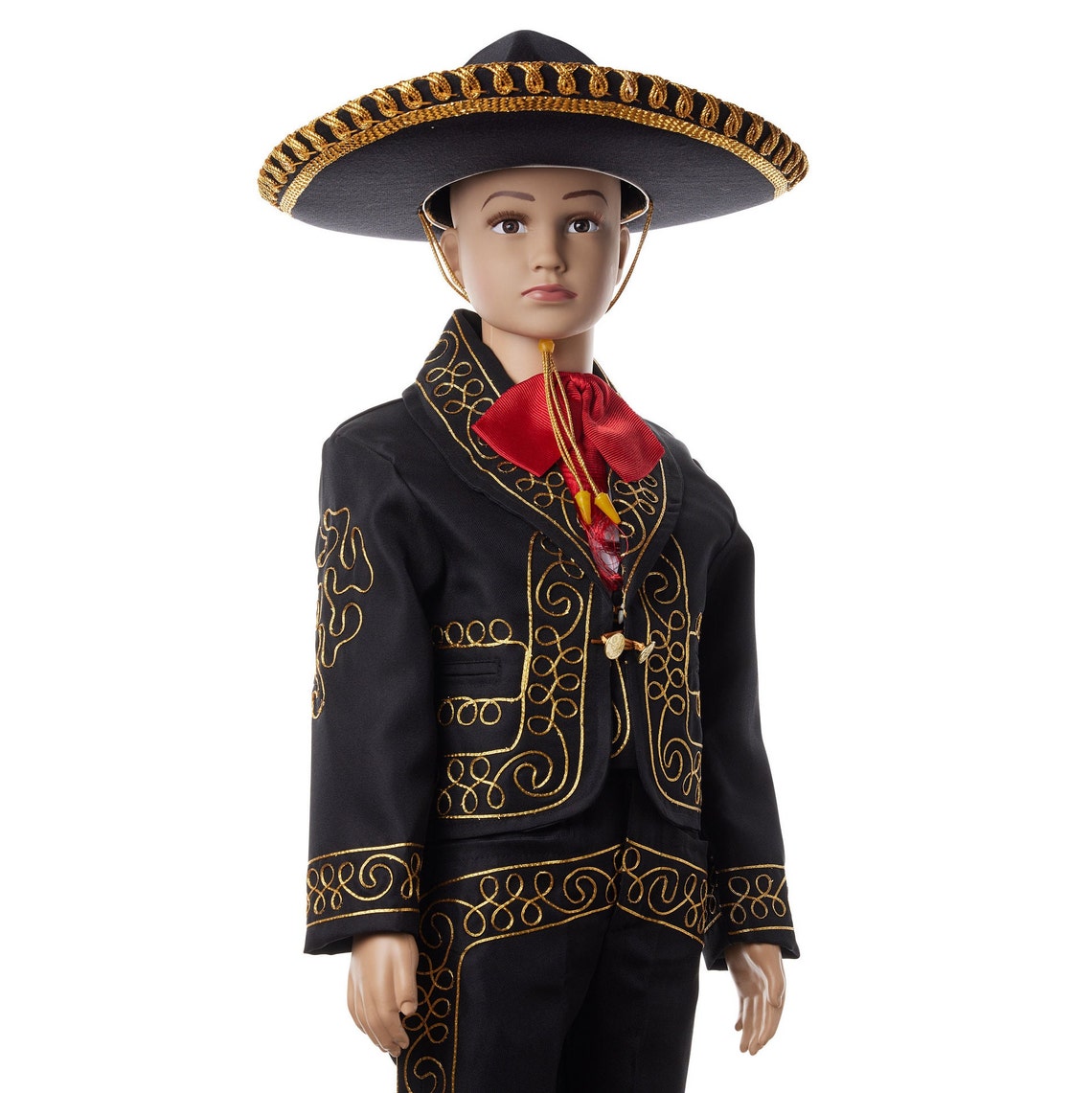Boys Black Charro Outfit With Swirl Design Traje De Charro - Etsy