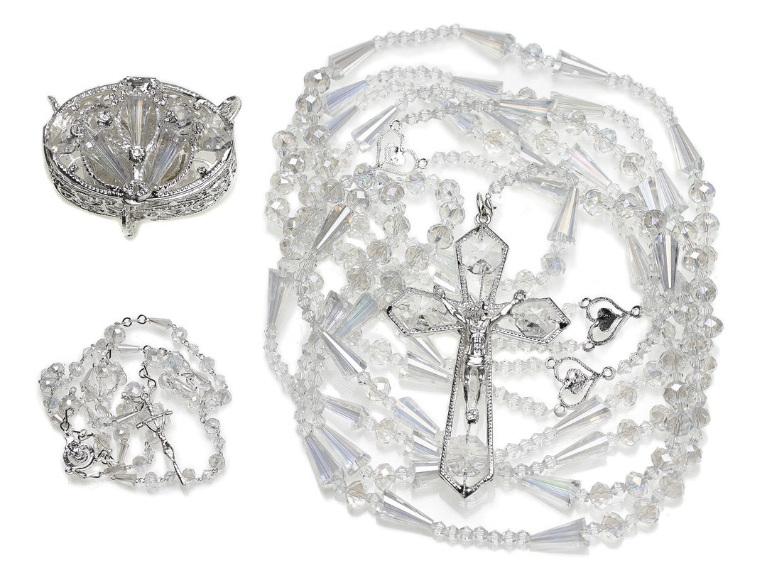 Wedding Arras and Lazo Set, Crystal Wedding Lasso, Silver Wedding Arras ...