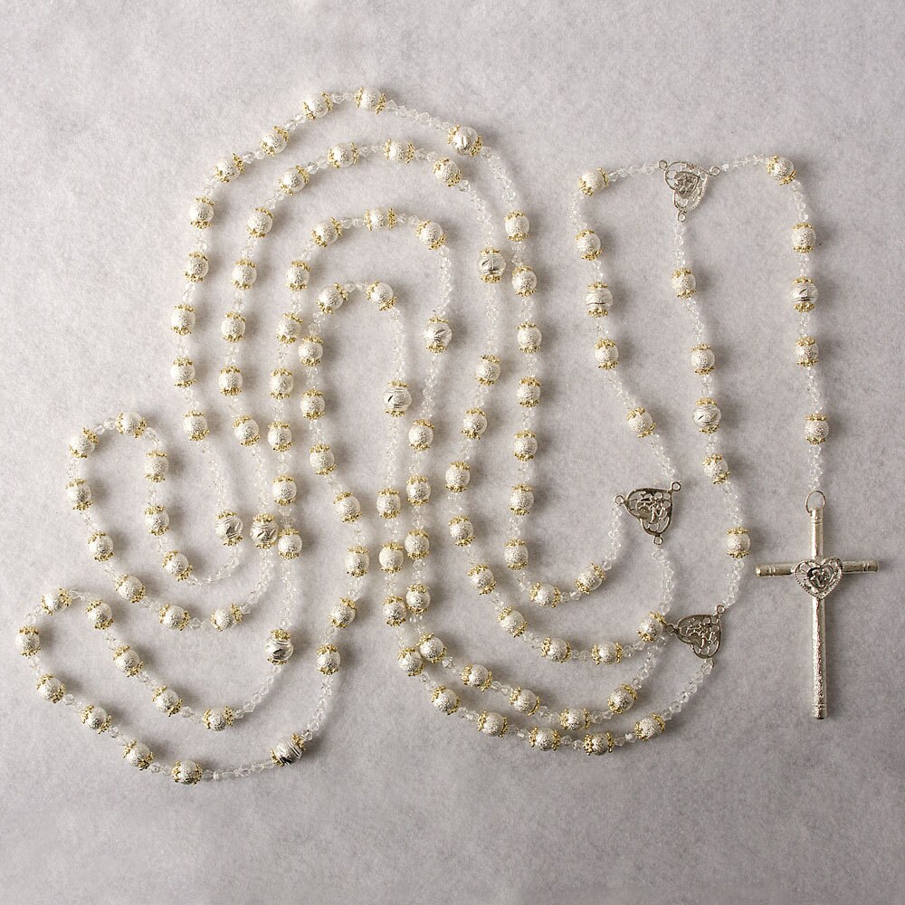 Wedding Lazo, Lazo De Bodas, Pearl and Crystal Wedding Lasso With Gold ...
