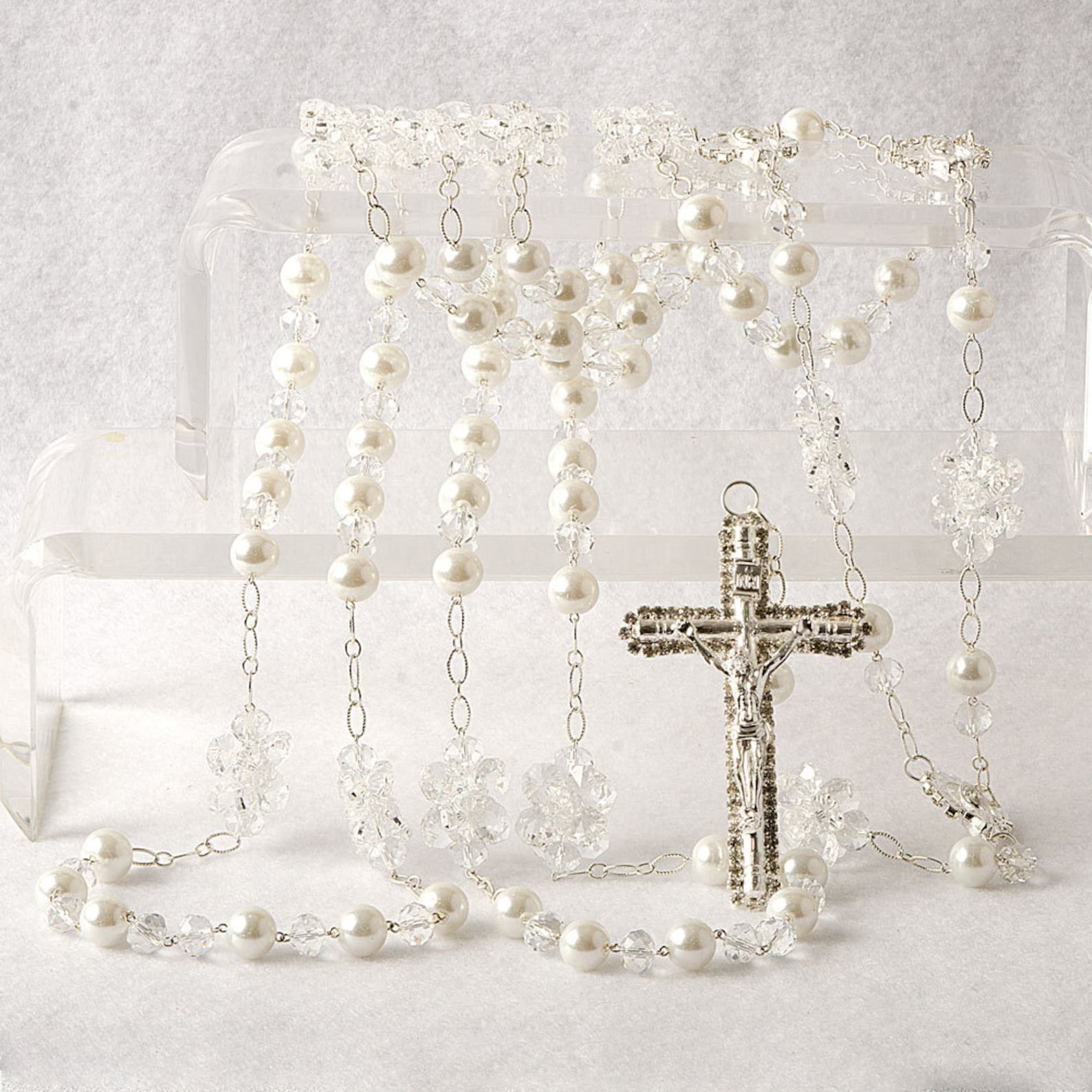 Lazo De Boda Crystal and Pearl Wedding Lazo Arras De Boda - Etsy