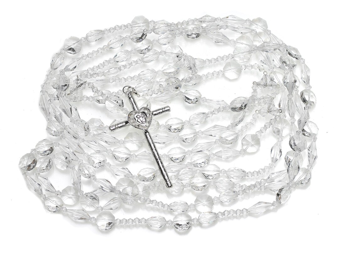 Traditional Wedding Lasso, Silver Crystal Lazo De Boda, Handmade ...