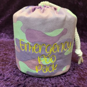 Travel Toilet Kit emergency Poo Pack Travel Toilet Roll Carry Bag Holds ...