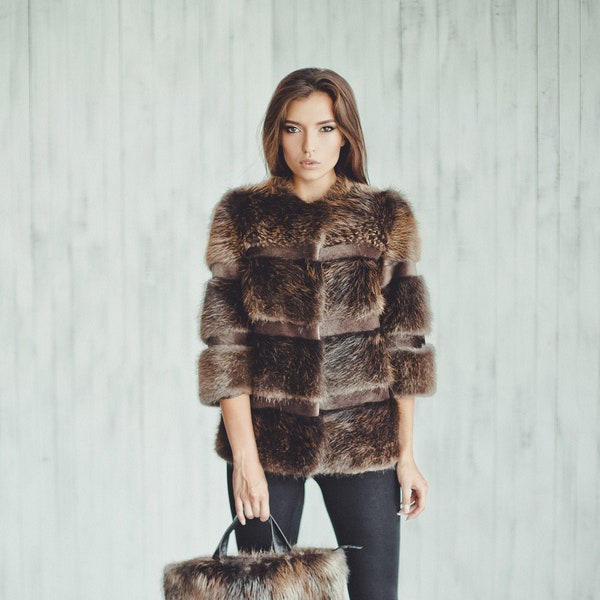 Beaver Fur Coat - Etsy