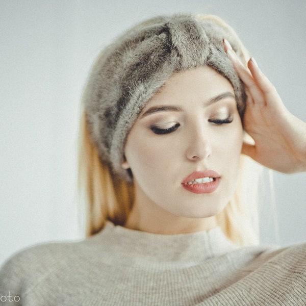 Mink Fur Headband - Etsy