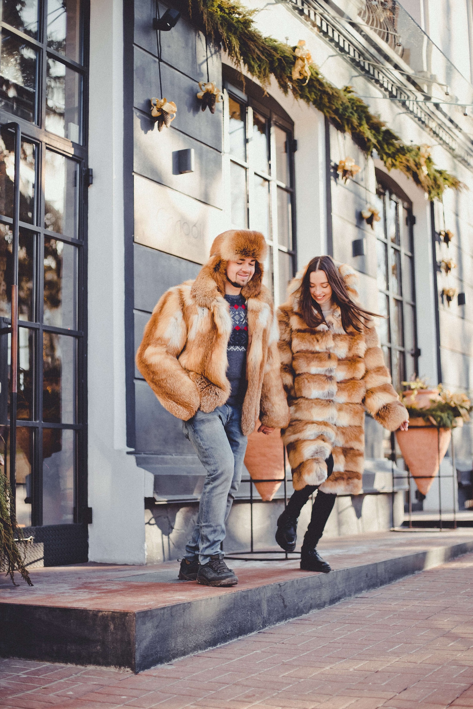 Mens Fox Fur Coat Winter Jacket Men Oversized Fur Coats - Etsy