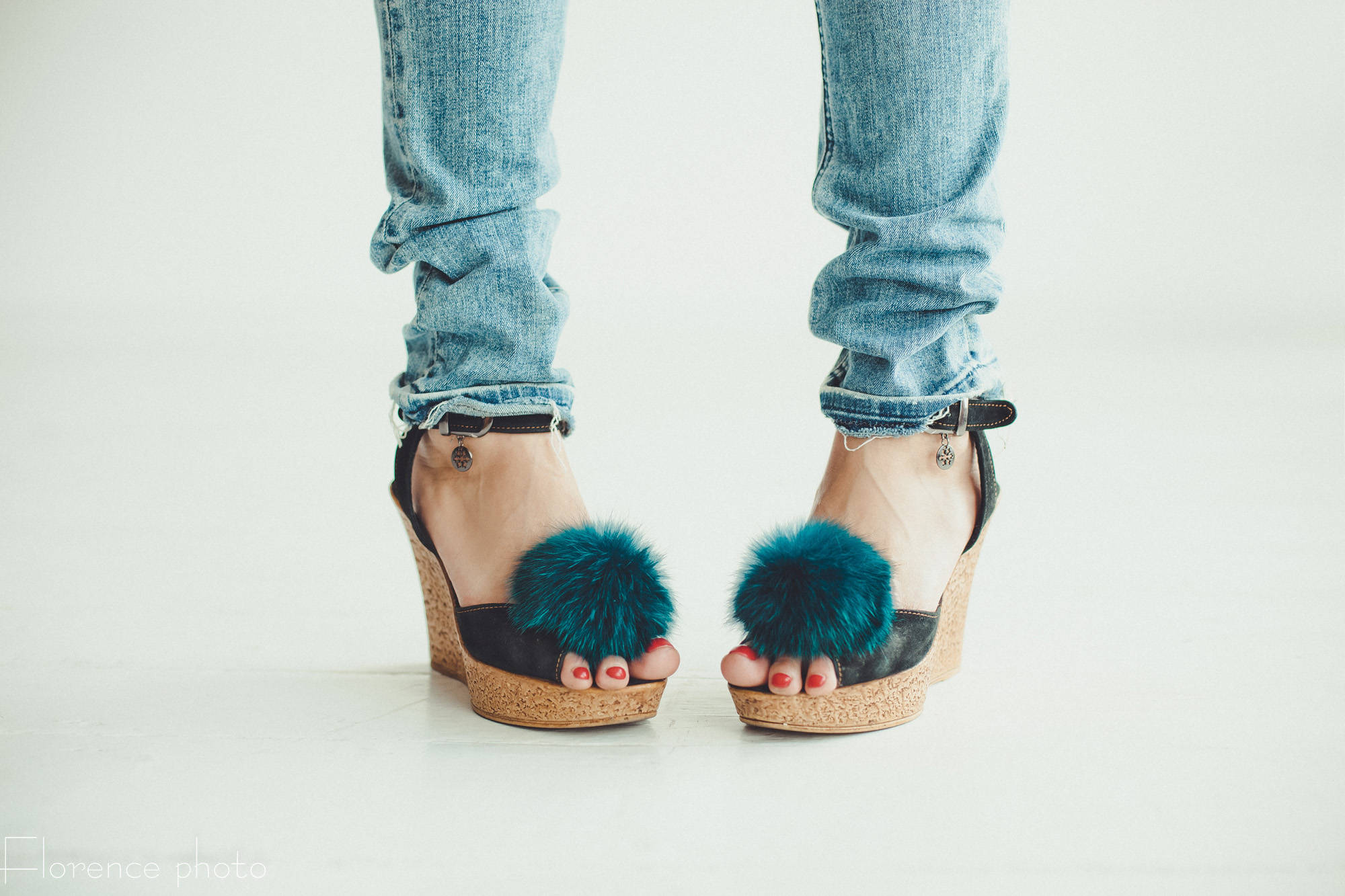 Pom Pom Shoe Clips Real Fur Pom Poms for Weding Bridal Shoes | Etsy