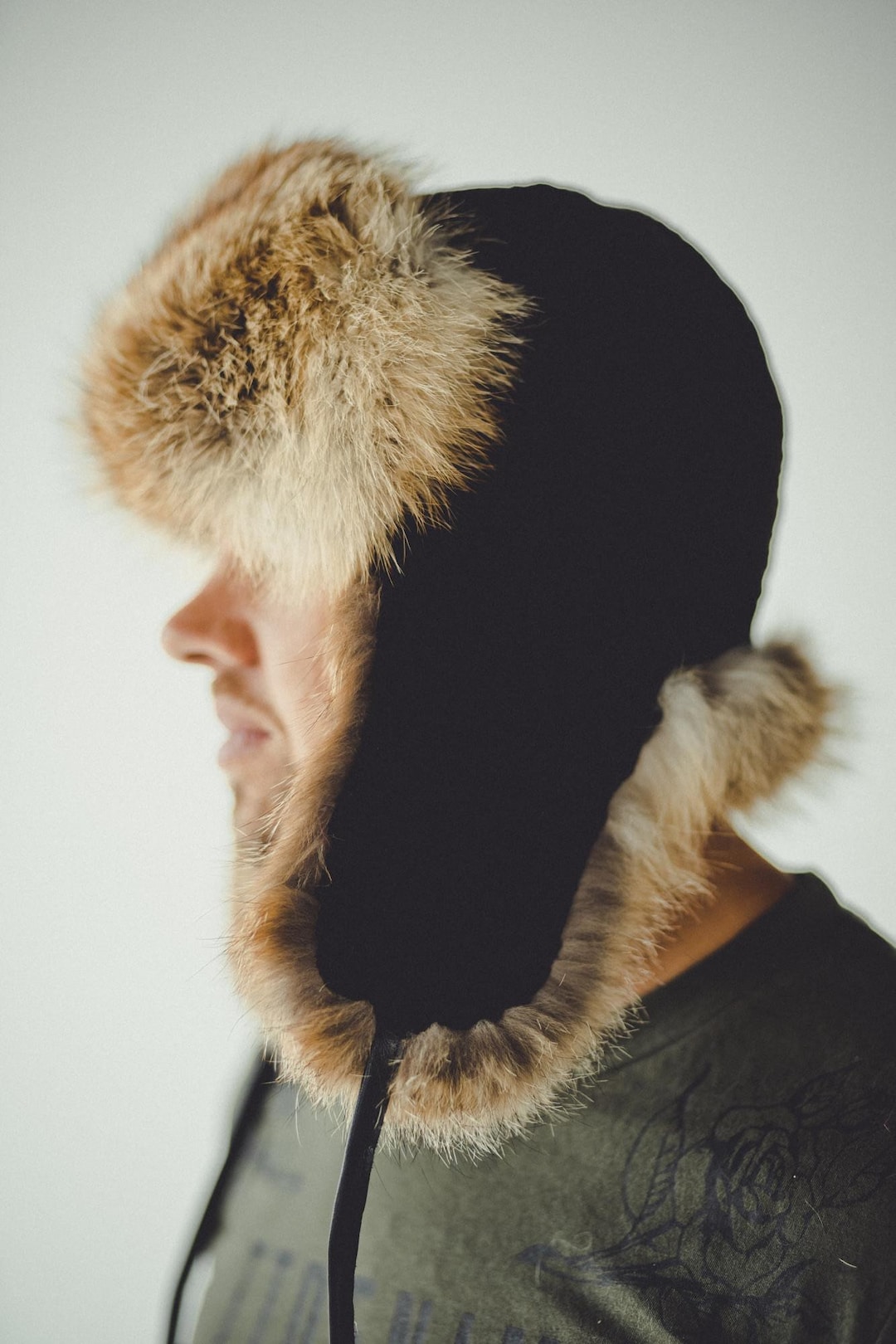Men's Fox & Beaver Fur Ushanka Hat | Real Fur Trapper Hat With Ear ...