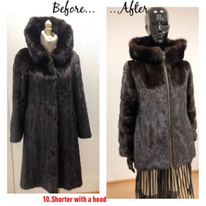 Restyle Vintage Fur Coat Service Remodeling Fur Upcycled Sustainable ...