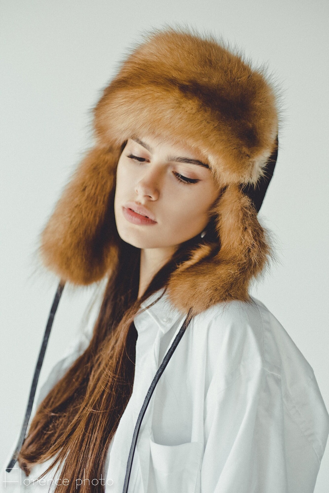 Luxury Marten Beaver Fur Ushanka Hat | Real Fur Trapper Hat for Men ...