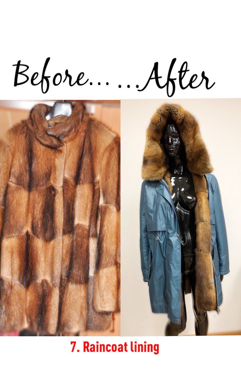 Restyle your fur coat service Recondition your vintage fur | Etsy