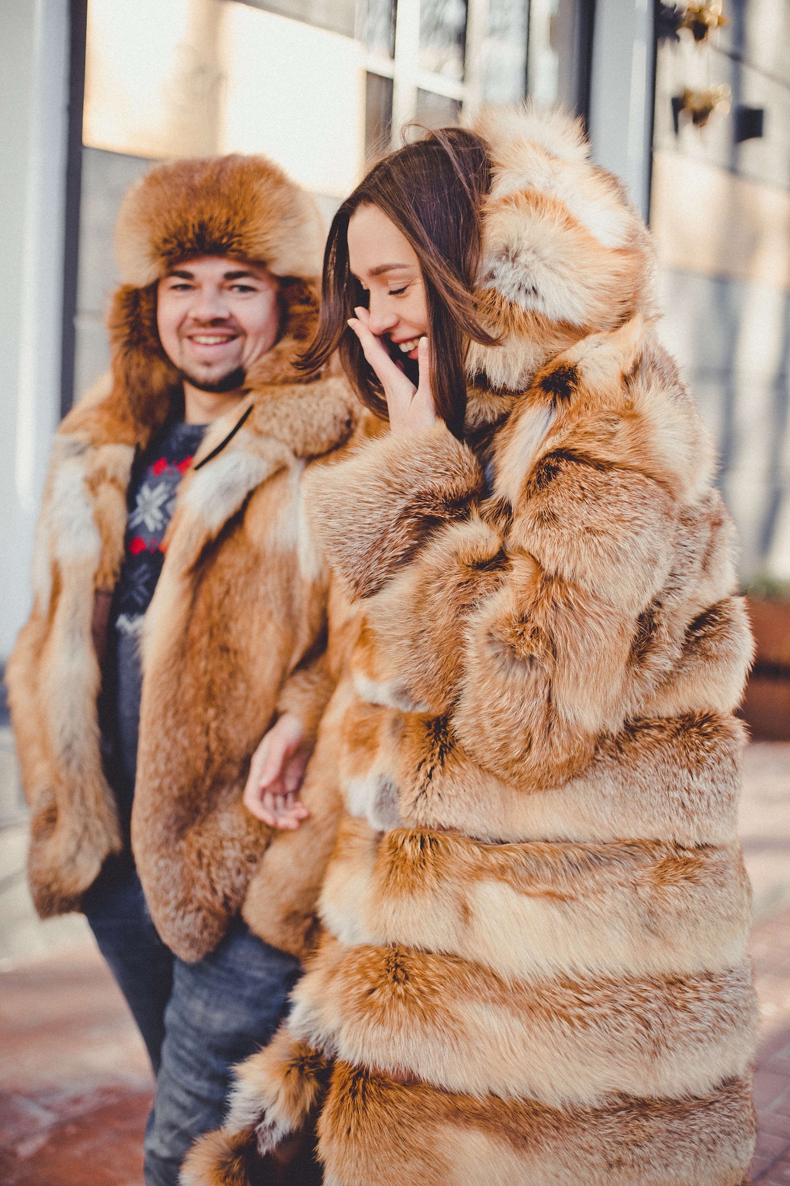 Mens Fox Fur Coat Winter Jacket Men Oversized Fur Coats - Etsy