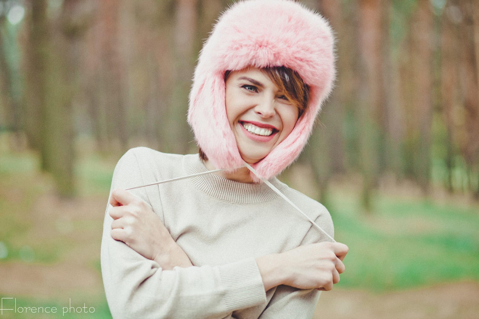 Pink Fluffy Fur Hat Womens Ushanka Russian Aviator Hat - Etsy