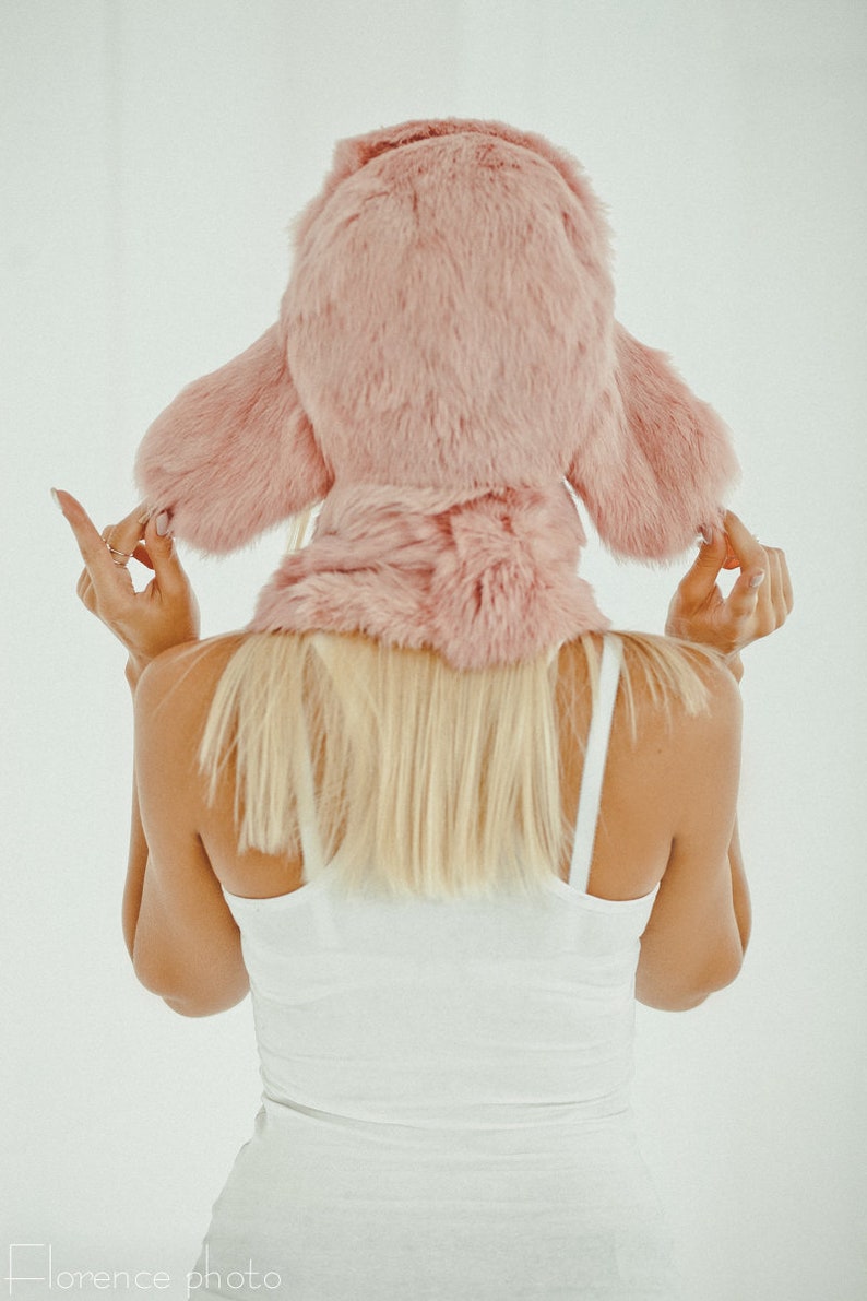 Pink Fluffy Fur Hat Womens Ushanka Russian Aviator Hat - Etsy