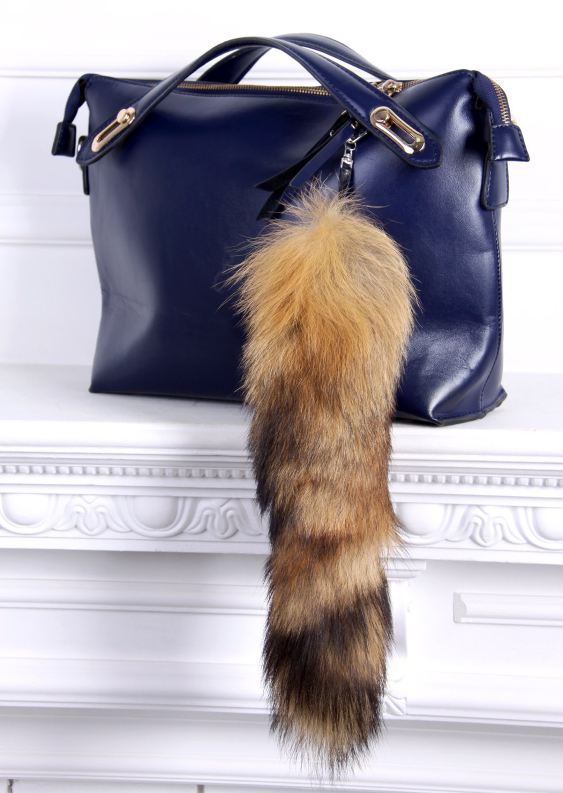 Tail Bag Charm Real Fox Tail Keychain Fur Keychain Fox - Etsy