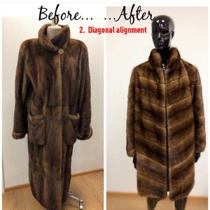 Fur Coat Restyle Service | Upcycle Vintage Real Fur Into Modern Jacket ...