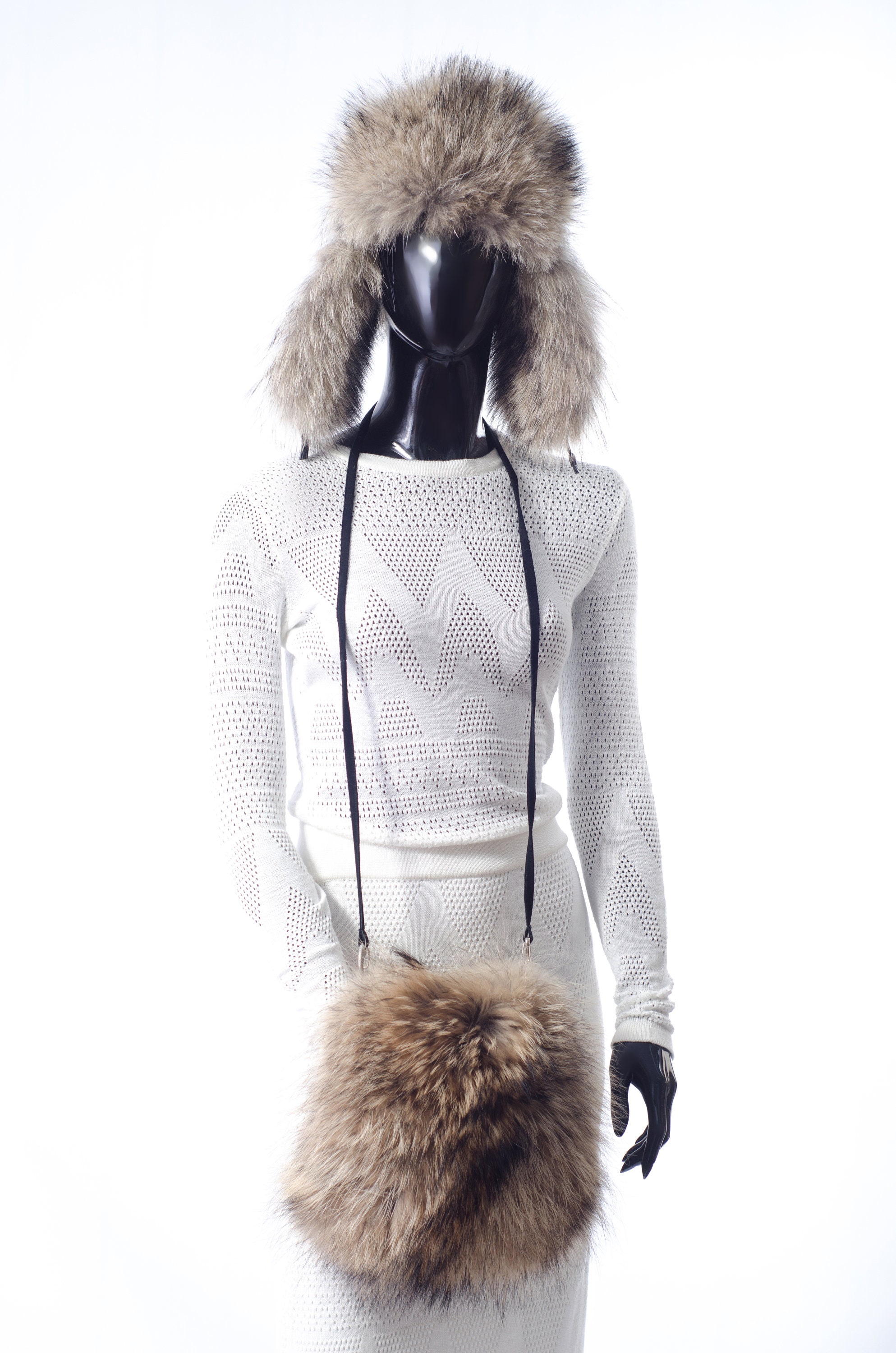 Mens Coyote Ushanka Fur Hat Mens Winter Hats Trapper Hat | Etsy