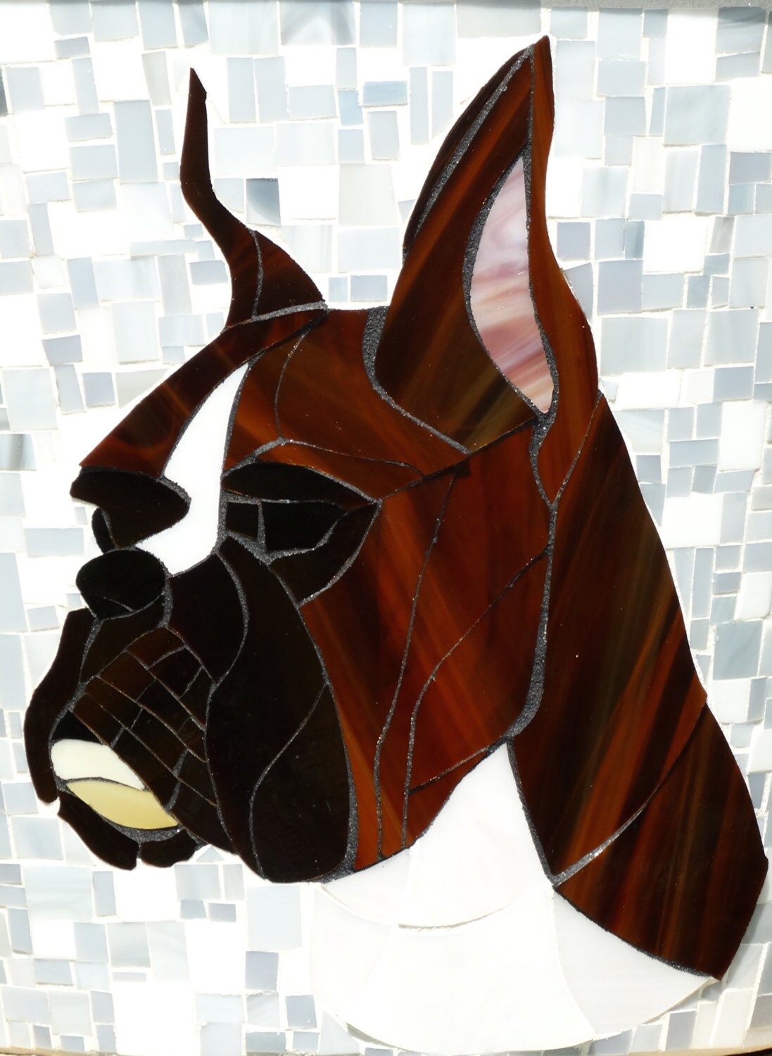 Custom Made Double-sided Mosaic Planter With Boxers - Etsy