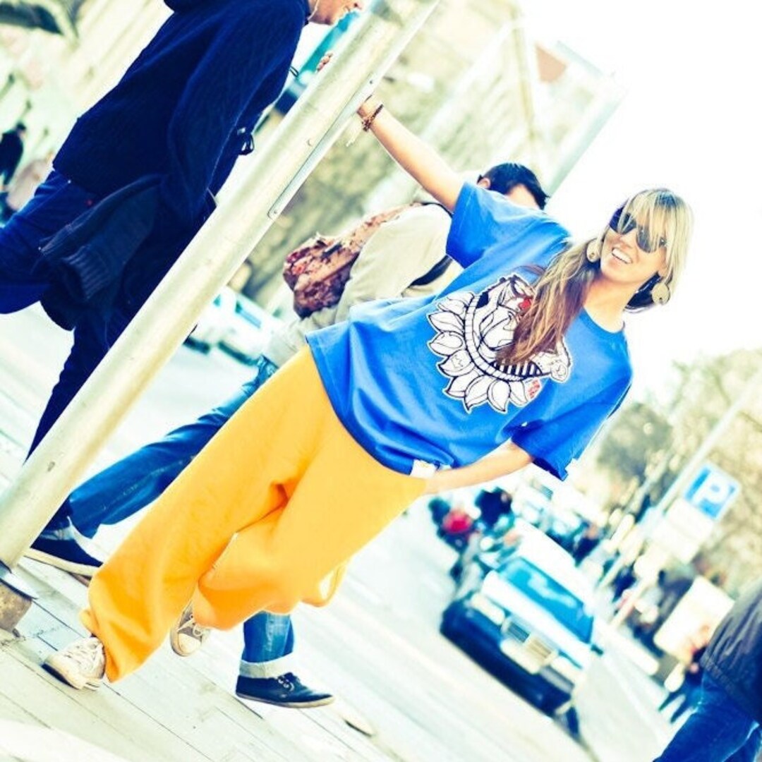 Baggy Yellow Cotton Sweatpants: Drop Crotch Loose Trousers - Etsy
