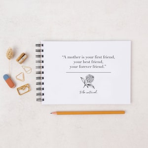 Mum Gift Ideas, Mothers Day, Mom, Mum Scrapbook, Mother, Memory Record ...