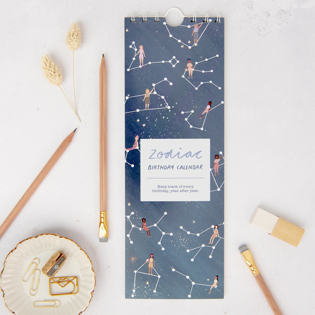 Star Sign Perpetual Calendar, Birthdays, Anniversaries, Special ...