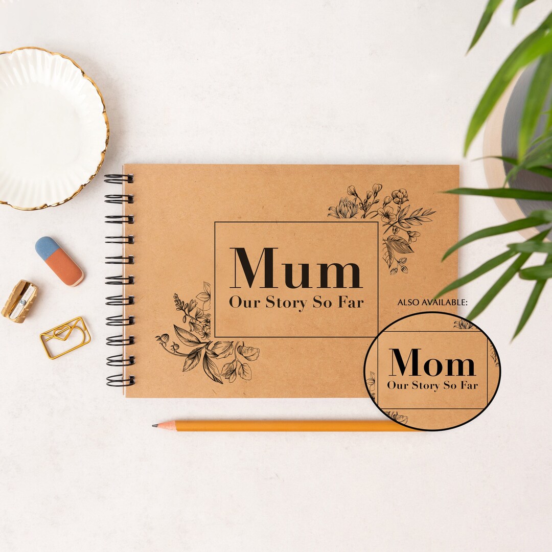Mum Gift Ideas, Mothers Day, Mom, Mum Scrapbook, Mother, Memory Record ...