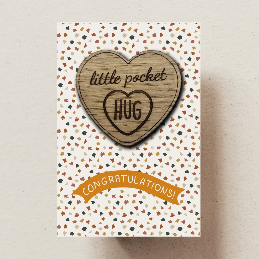 Congratulations Pocket Hug Token, Pocket Hug Heart, Little Pocket Hug ...