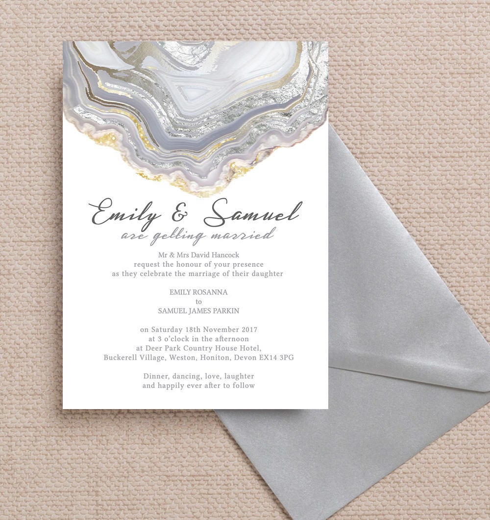 Crystal Wedding Invitations