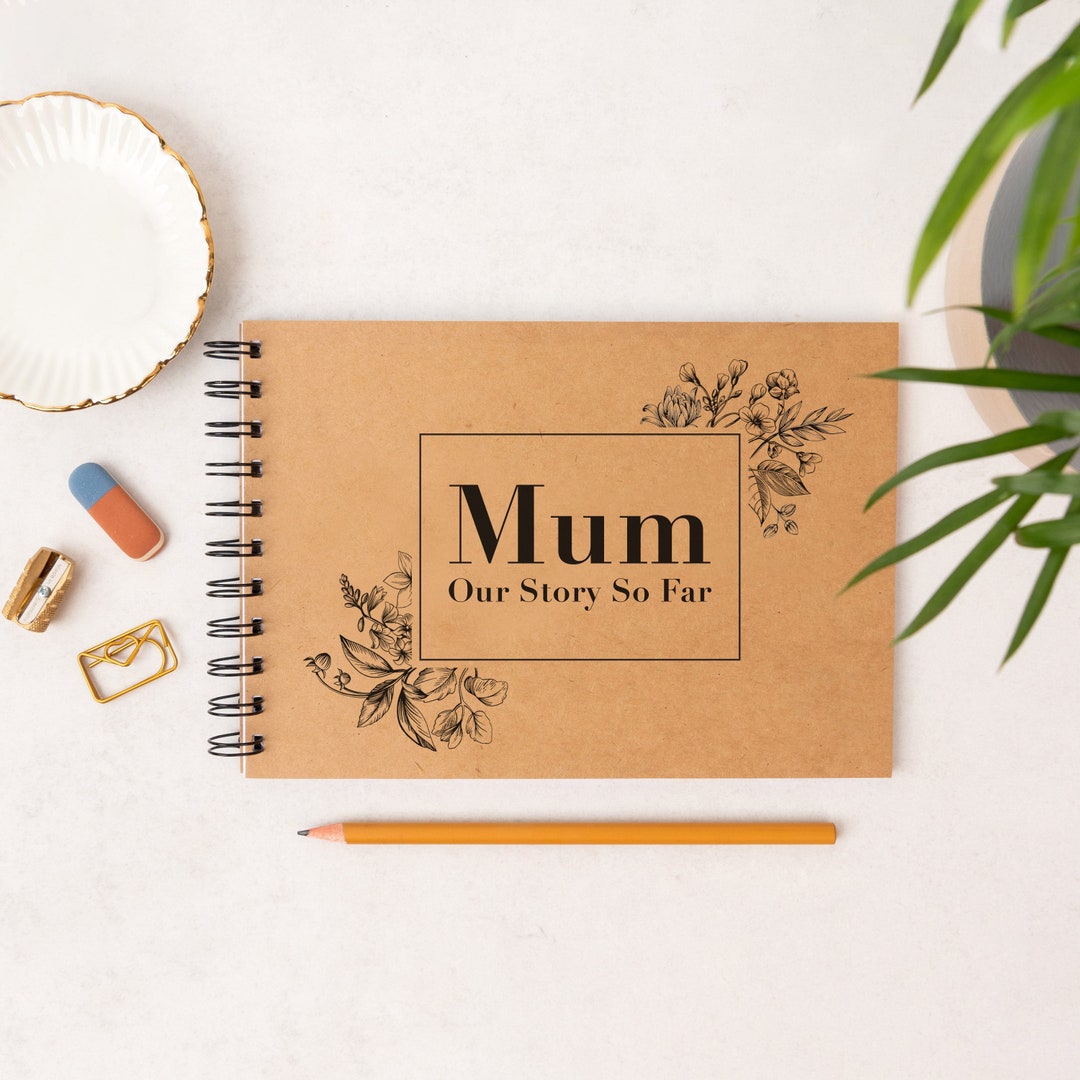 Mum Gift Ideas, Mothers Day, Mom, Mum Scrapbook, Mother, Memory Record ...