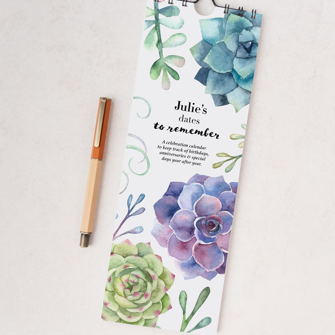 Perpetual Calendar, Birthdays, Anniversaries, Special Occasions ...