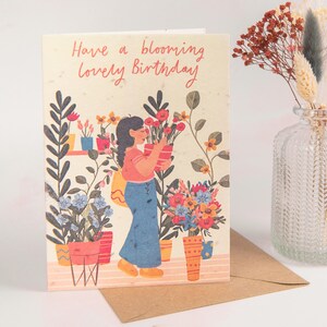 Wildflower Seeded Greeting Cards, Birthday Wildflowers Card, Plantable ...
