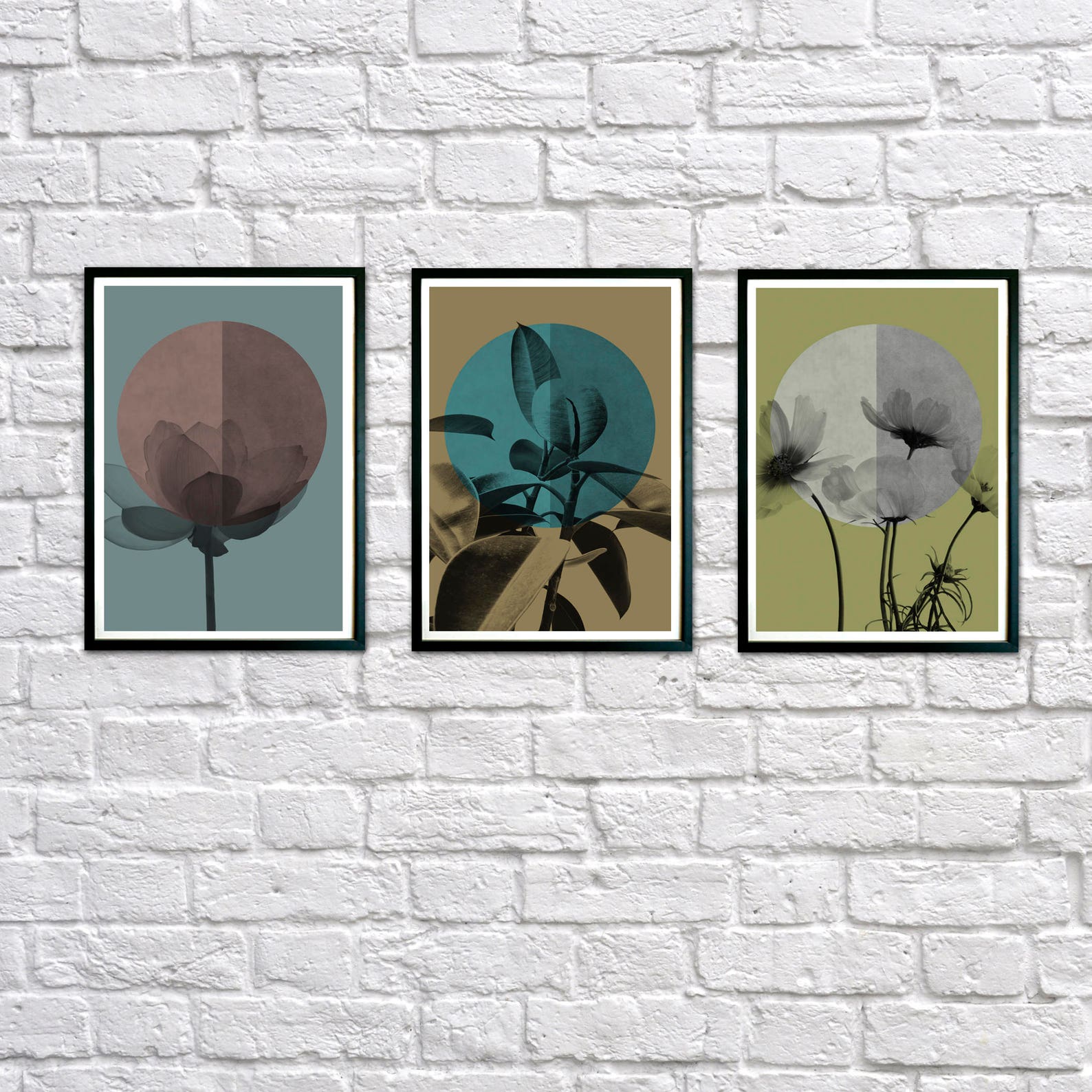 Set of 3 Wall Art Modern Art Prints Modern Wall Art | Etsy