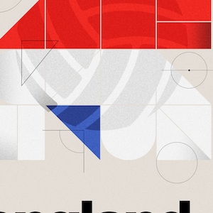 England Football Poster for Kids Bedroom, Kids Wall Art, England ...