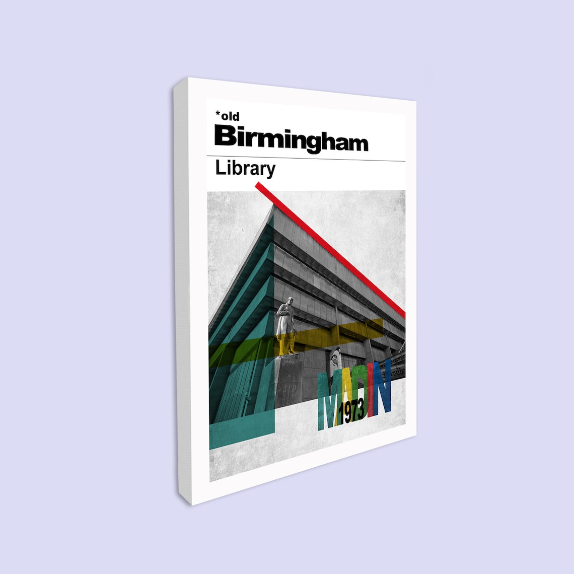 Modernist Print Brutalist Print of Birmingham Library | Etsy