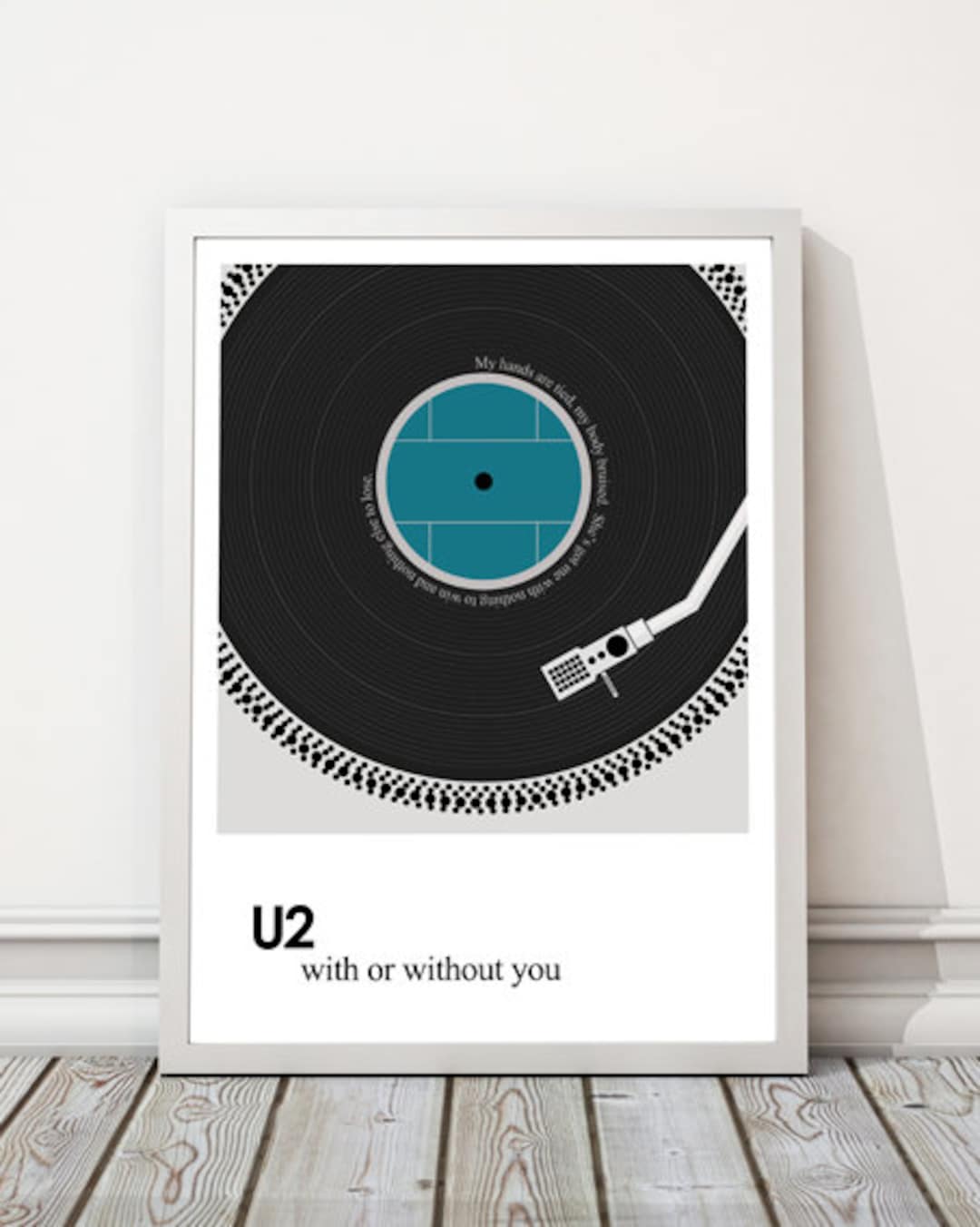 Framed Personalised Song Lyric, Present for Couples, First Dance Song ...