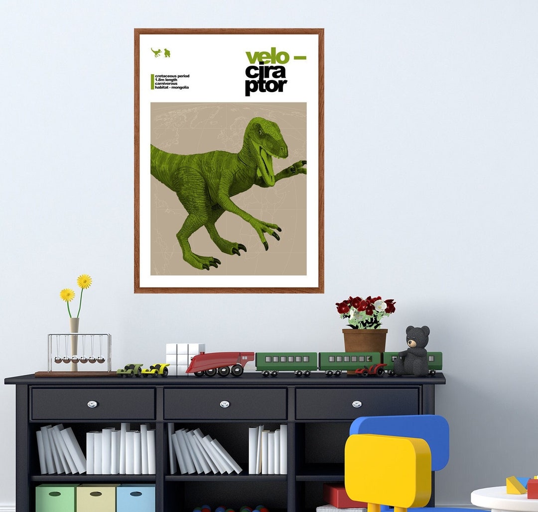 Digital Download Dinosaur Prints , Set of 3 Dinosaur Prints, Printable ...