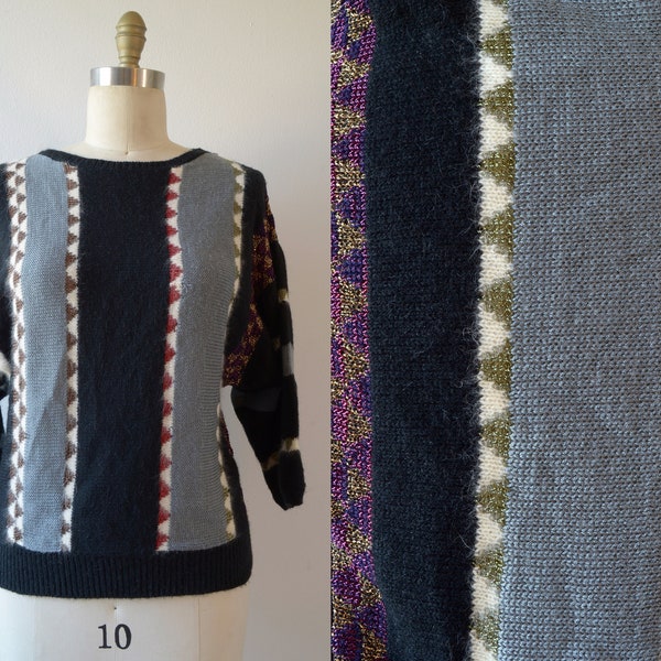 80s Triangle Sweater - Etsy