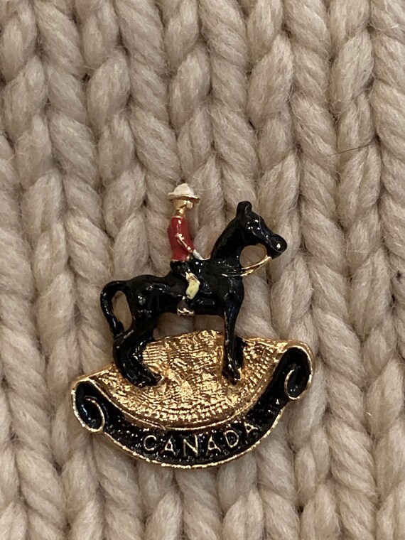 Vintage 1980s Canadian Mounted Police Pin - Etsy
