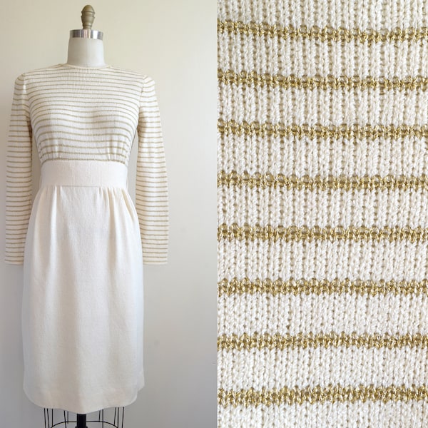 Cream Knit Dress - Etsy