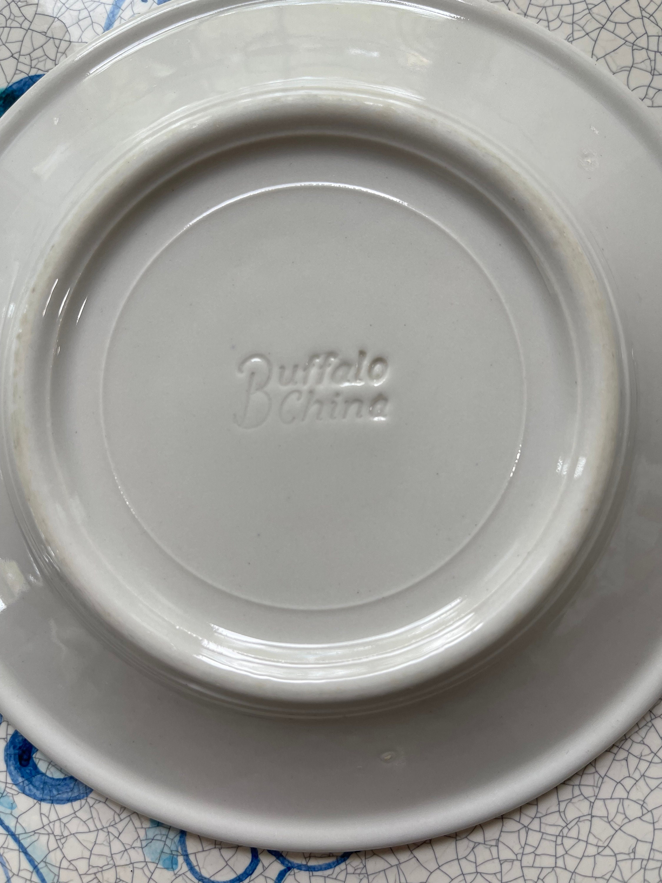 Buffalo Blue Willow 6" Plates - Etsy