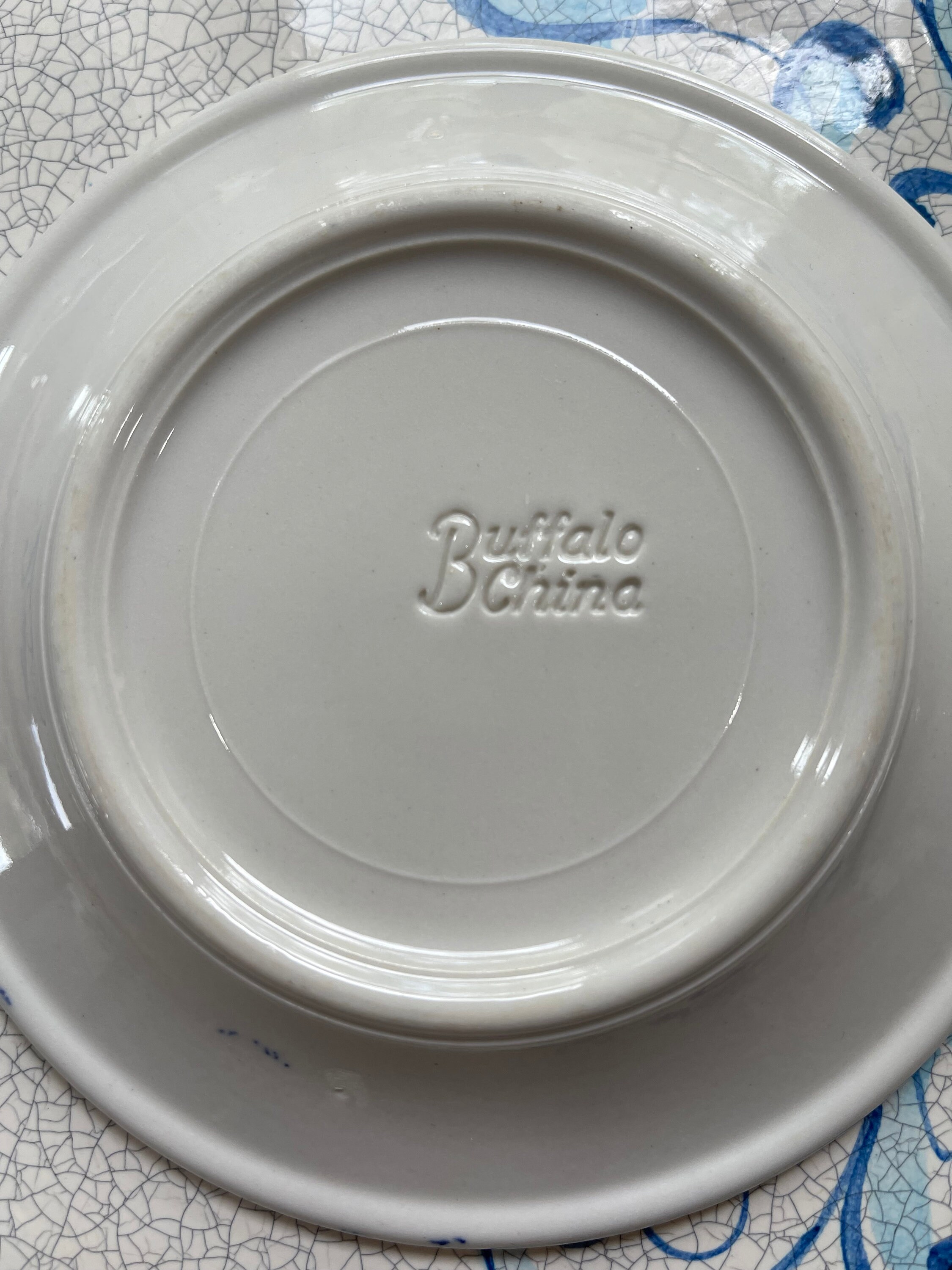 Buffalo Blue Willow 6" Plates - Etsy