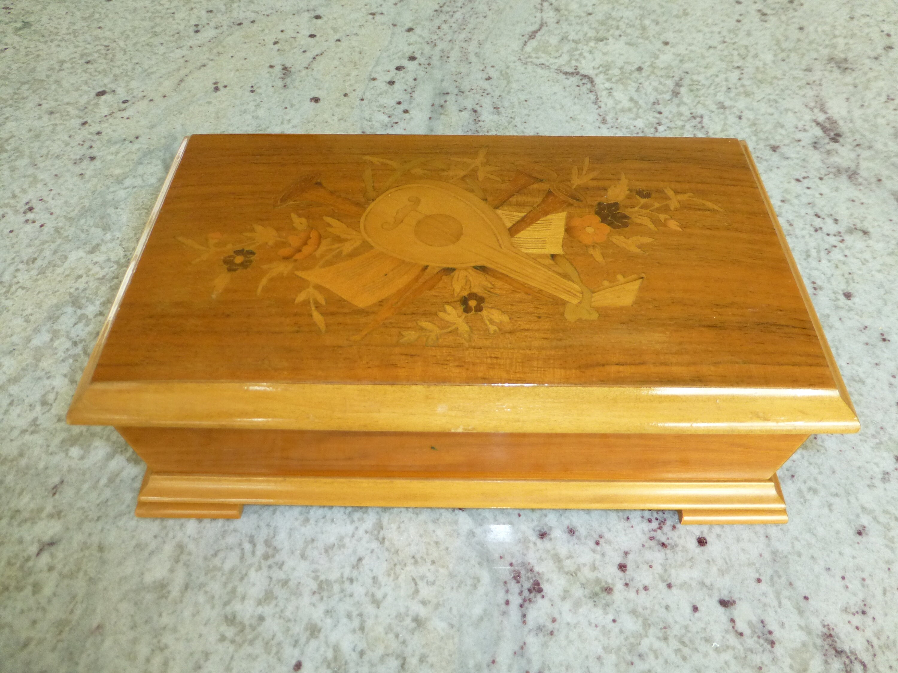 Vintage Swiss Reuge Music Box 72 Key Plays 3 Songs Minuet by Bach Gigue ...