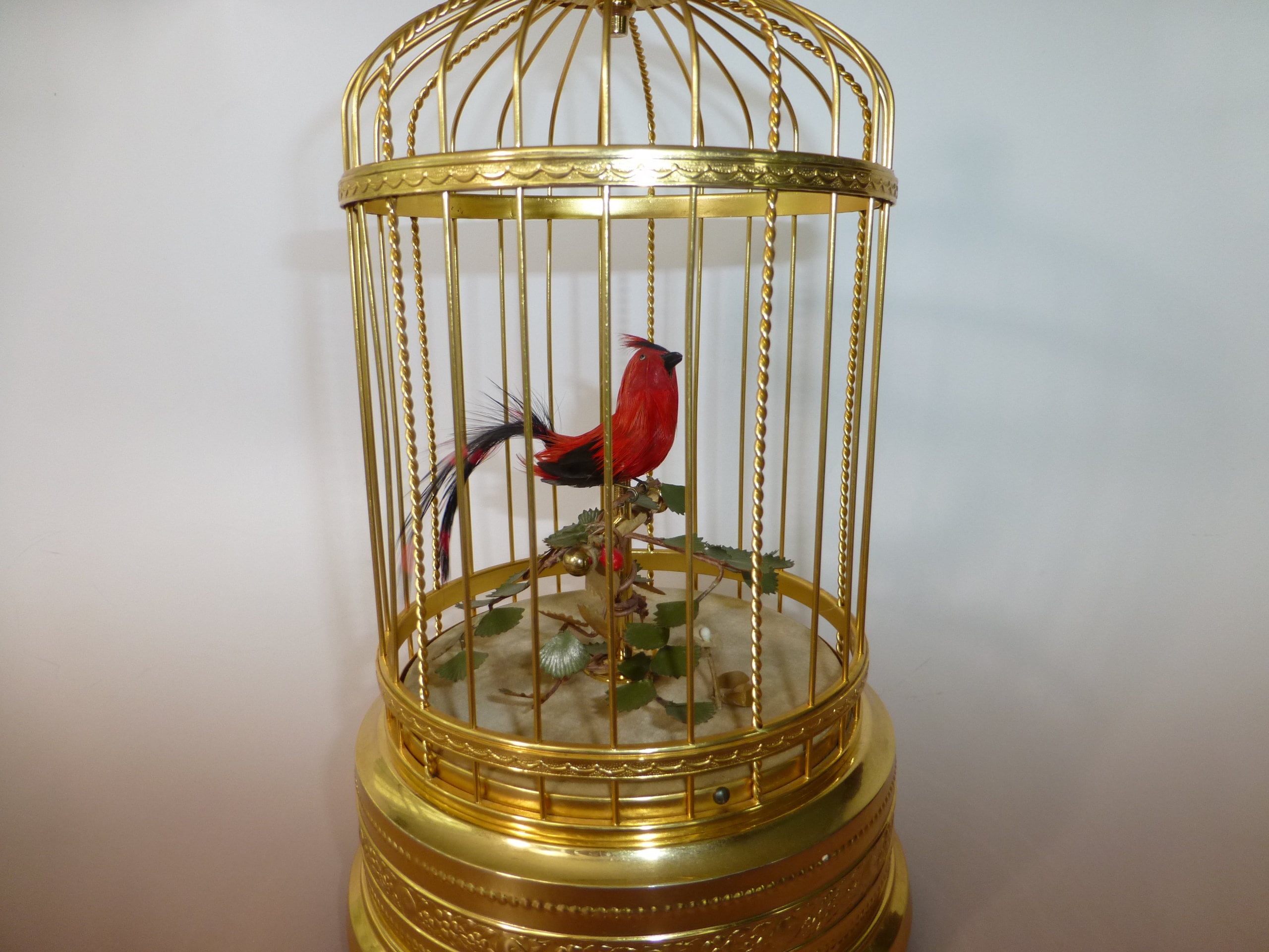 Vintage Japan Singing Bird Cage Automaton: Restored Gold Gilt Cage - Etsy