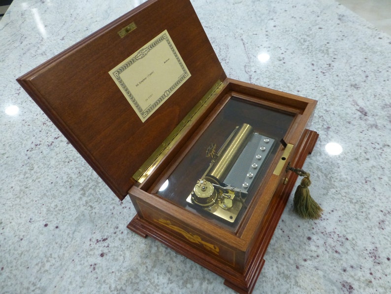 Vintage Reuge Swiss Music Box: Beethoven's 9th Symphony, 72 Key - Etsy