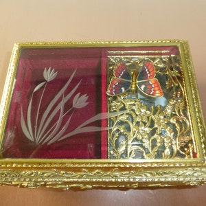 Vintage Enamel Butterfly Automaton Musical Jewelry Box (1970s) - Etsy